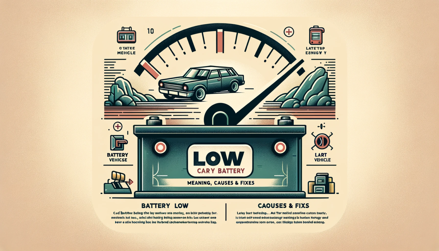 Battery Low Start Vehicle Wallpaper For Iphone